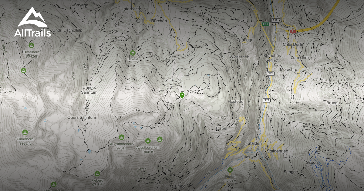 Best forest trails in Naturschutzgebiet Moosalp | AllTrails