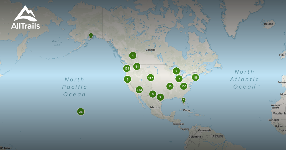 De beste routes met uitzicht in Tangier Grand Lake Wilderness Area ...