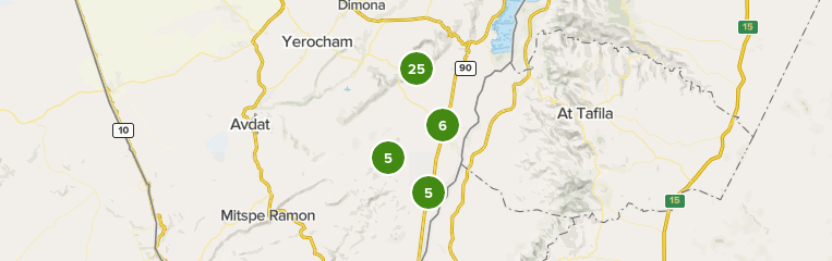 2023 Best 10 Trails in Makhteshim and Ein Yahav Nature Reserve | AllTrails