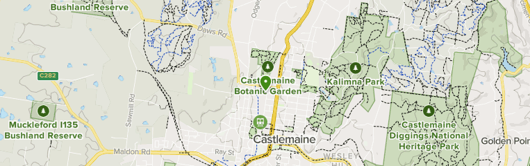 Castlemaine Botanical Gardens Map | Fasci Garden