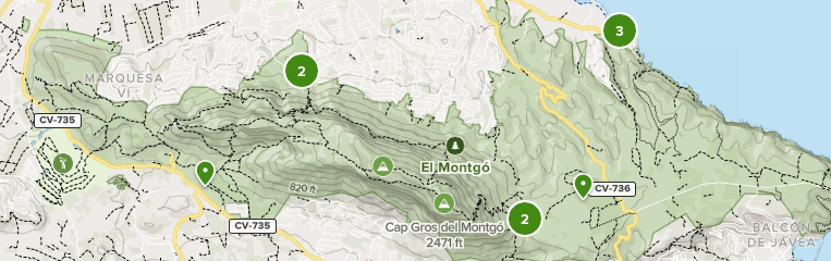 Best trails in Parque Natural del Montgó, Alicante, Spain | AllTrails