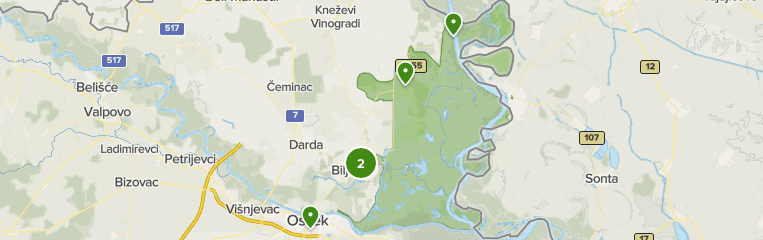 Las mejores rutas en Parque natural Kopački Rit | AllTrails