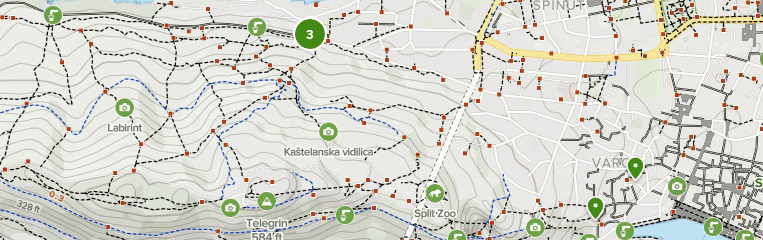 Best 10 Trails in Marjan - Park Šuma | AllTrails