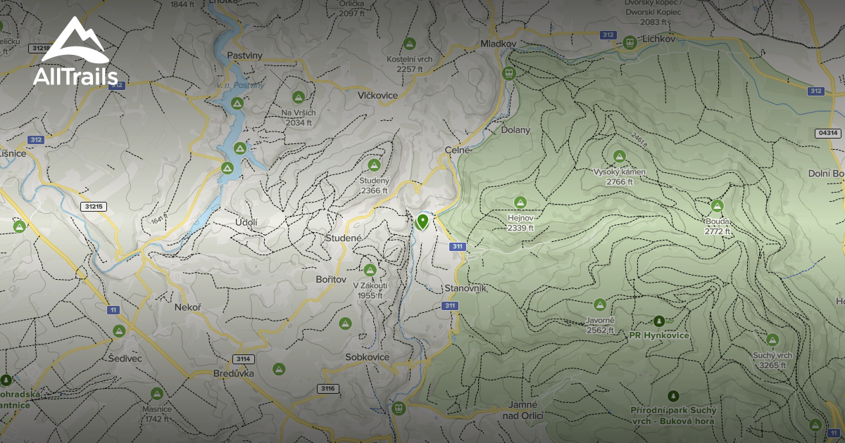 10 Best hikes and trails in Nature Park Suchý Vrch - Buková Hora ...