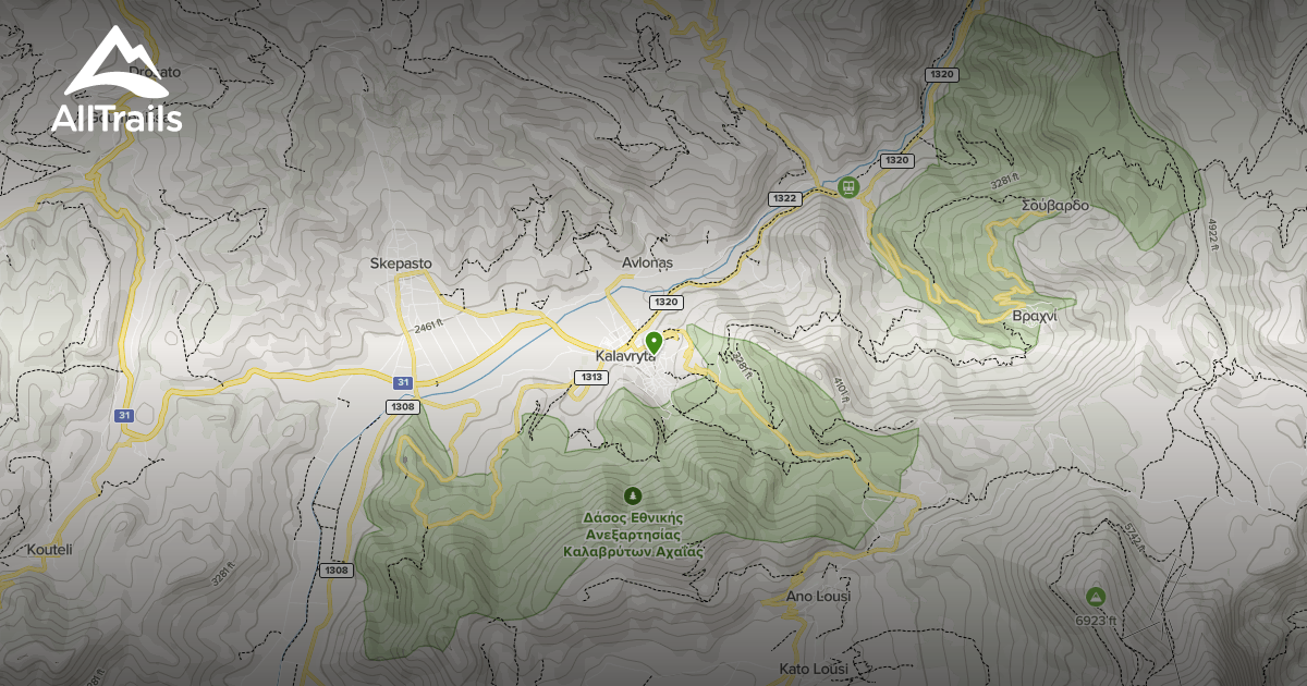 Best hikes and trails in National Independence Forest of Kalavryta ...