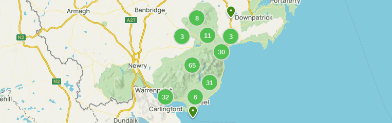 Best 10 Hikes and Trails in Mourne Mountains Area of Outstanding ...