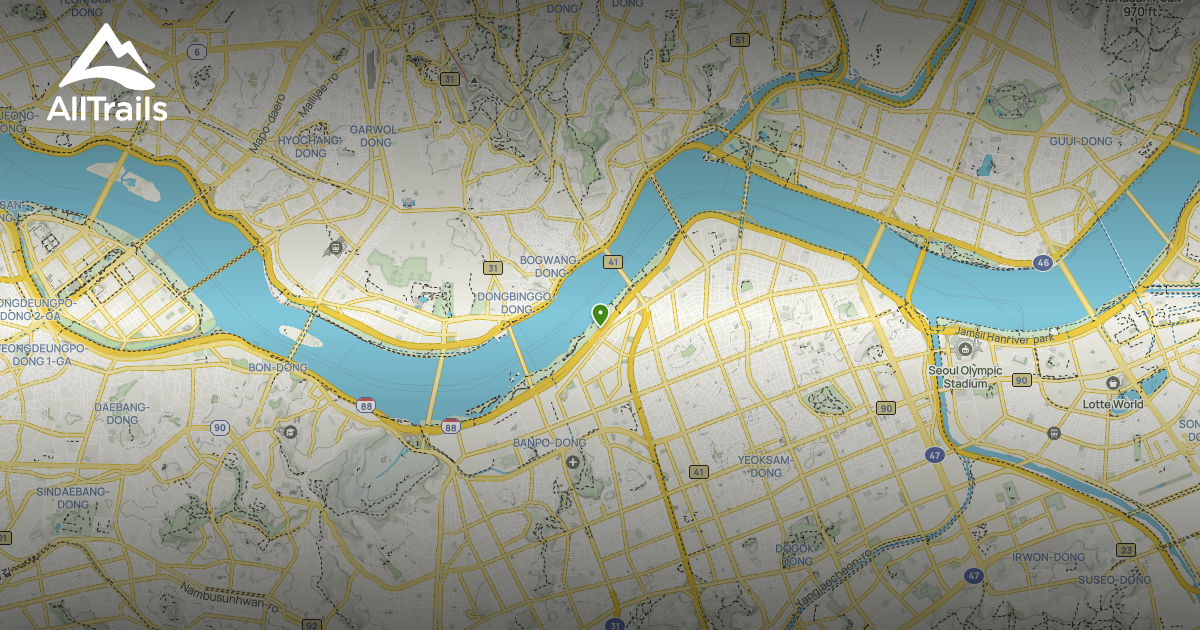 Best hikes and trails in Jamwon Hangang Riverside Park | AllTrails