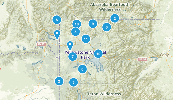 Best Backpacking Trails in Yellowstone National Park | 599 Photos & 438 ...