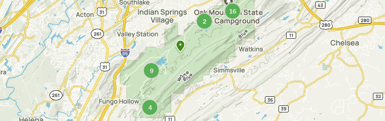 2023 Best 10 Moderate Trails in Oak Mountain State Park | AllTrails