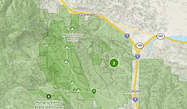 Best Views Trails in Hungry Valley State Vehicular Recreation Area ...