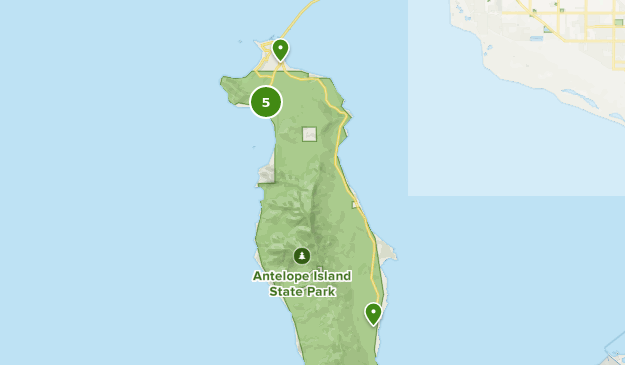 Antelope Island State Park Utah Map - United States Map