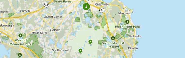 Best Snowshoeing Trails in Myles Standish State Forest | AllTrails
