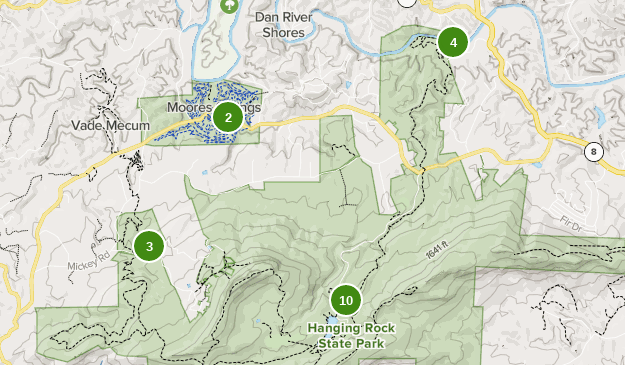 Best Views Trails in Hanging Rock State Park | AllTrails