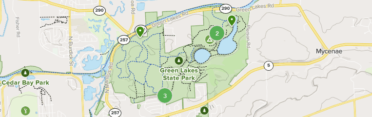 2023 Best Lake Trails in Green Lakes State Park | AllTrails