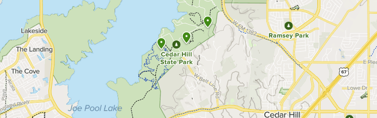 2023 Best Views Trails in Cedar Hill State Park | AllTrails