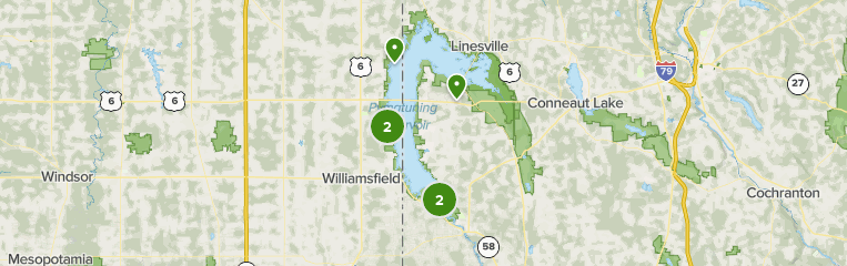 Best Walking Trails in Pymatuning State Park: Map, Details | AllTrails