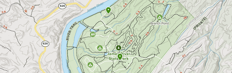 2023 Best Trail Running Trails in James River State Park | AllTrails