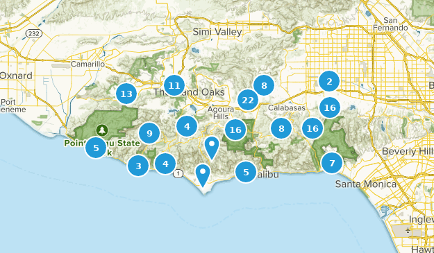 Best Walking Trails in Santa Monica Mountains National Recreation Area ...