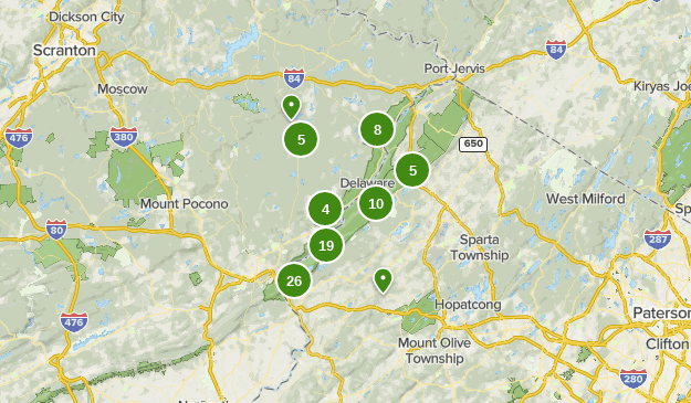 Best Views Trails in Delaware Water Gap National Recreation Area ...