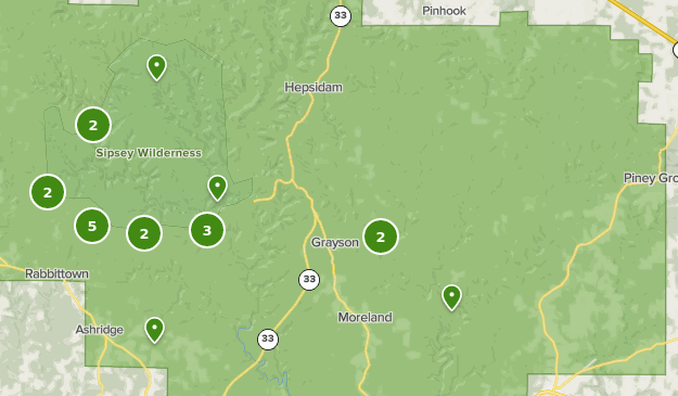 Best Waterfall Trails in William B Bankhead National Forest | AllTrails