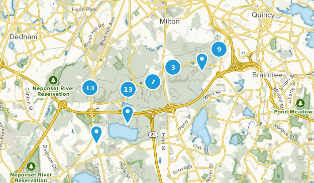 Best Views Trails in Blue Hills Reservation | AllTrails