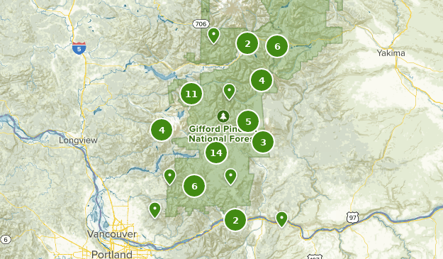 Best Camping Trails in Gifford Pinchot National Forest | AllTrails
