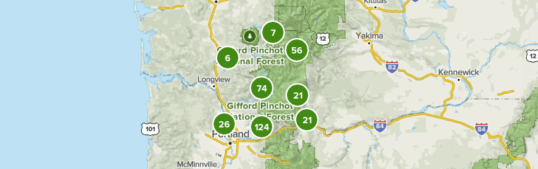 Best forest trails in Gifford Pinchot National Forest, Washington ...