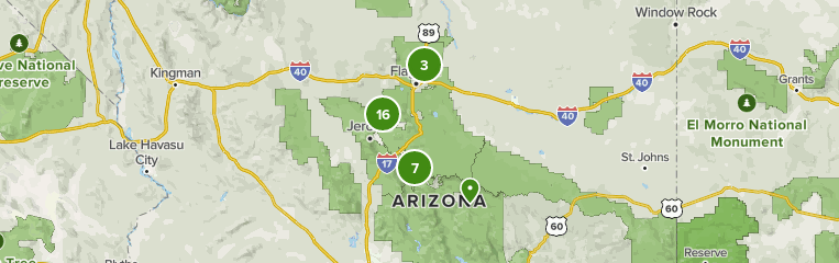 Best off road driving trails in Coconino National Forest, Arizona ...