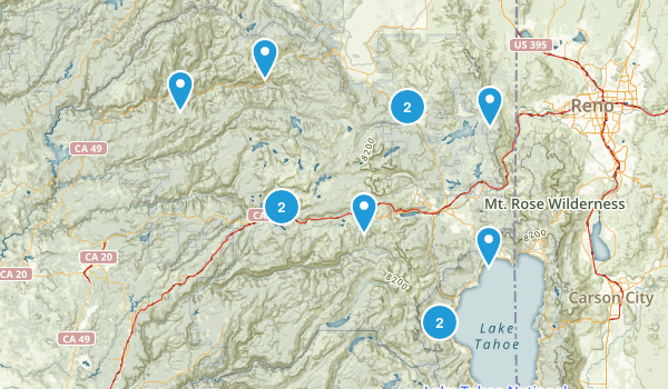 Tahoe National Forest Map - United States Map