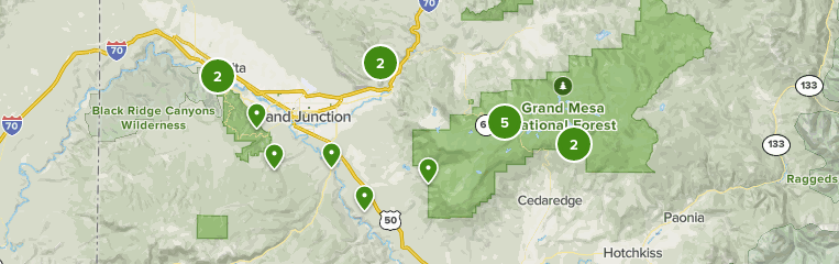 Best horseback riding trails in Grand Mesa National Forest, Colorado ...