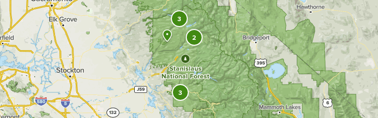 Best off road driving trails in Stanislaus National Forest, California ...