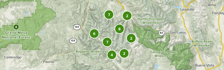 Best backpacking trails in Maroon Bells Snowmass Wilderness, Colorado ...