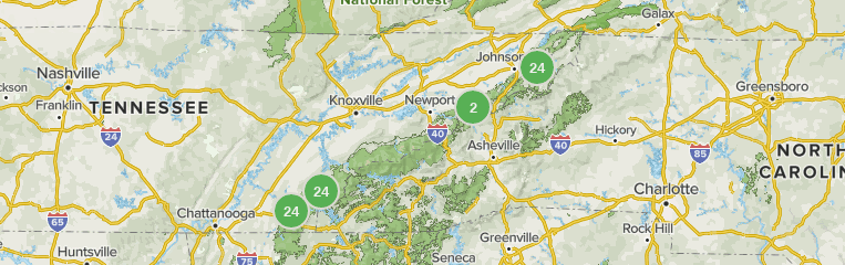 Best 10 Moderate Trails in Cherokee National Forest | AllTrails