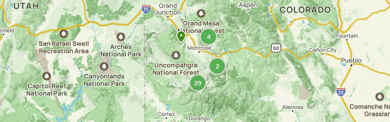 2023 Best 10 Backpacking Trails in Uncompahgre National Forest | AllTrails