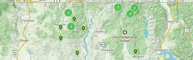 2023 Best 10 Long Trails in Colville National Forest | AllTrails