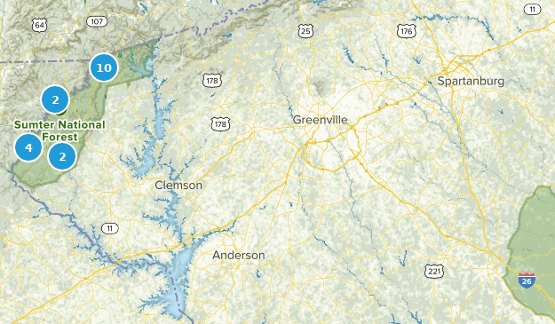 Best Waterfall Trails in Sumter National Forest | AllTrails