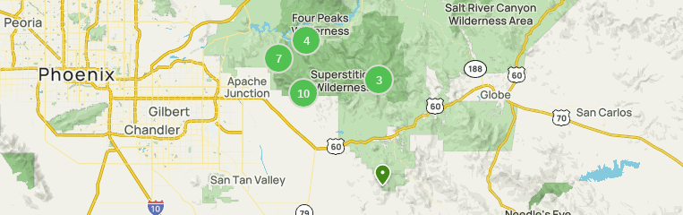 2023 Best 10 Moderate Trails in Superstition Wilderness | AllTrails