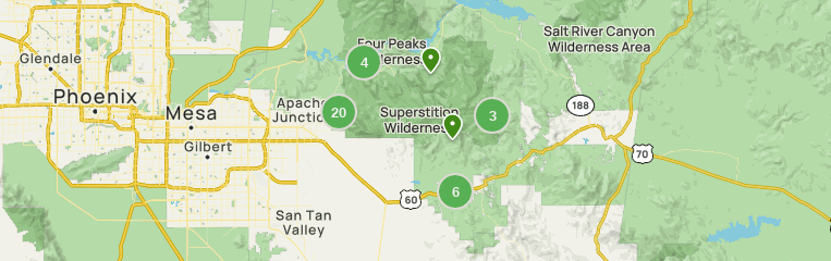 Best 10 River Trails in Superstition Wilderness | AllTrails