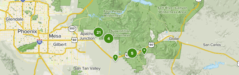 Best 10 Walking Trails in Superstition Wilderness | AllTrails