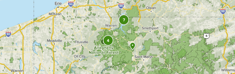 Best 10 Backpacking Trails in Allegheny National Forest | AllTrails