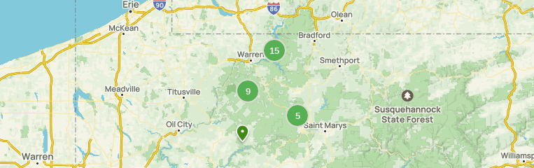 2023 Best 10 Long Trails in Allegheny National Forest | AllTrails