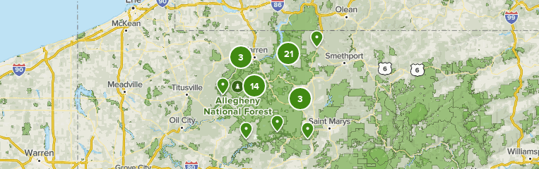 Best 10 Views Trails in Allegheny National Forest | AllTrails