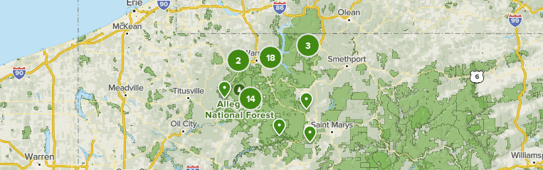 Best 10 Walking Trails in Allegheny National Forest | AllTrails