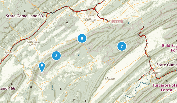 Best Trail Running Trails in Rothrock State Forest | 22 Photos & 16 ...