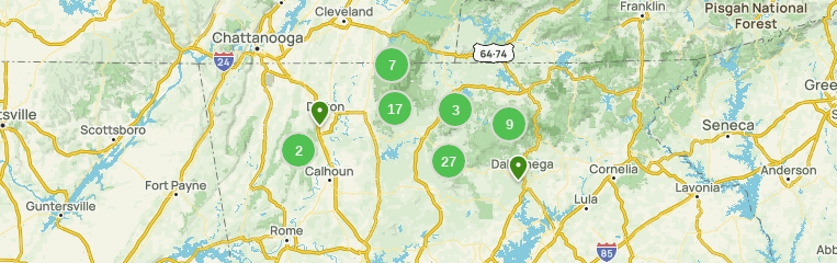2023 Best Waterfall Trails in Cohutta Wildlife Management Area | AllTrails
