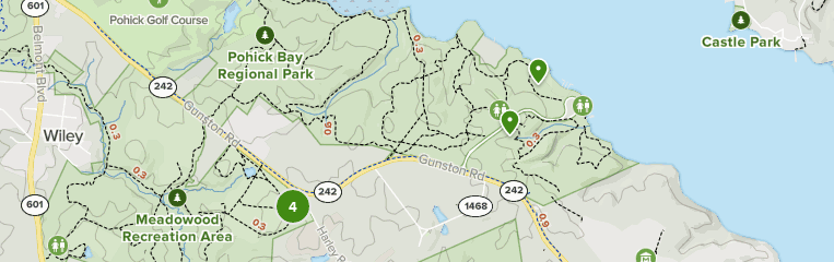 I percorsi di trekking più belli in Pohick Bay Regional Park per il ...