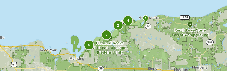 Best 10 Easy Trails in Pictured Rocks National Lakeshore | AllTrails