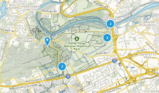 Best Trail Running Trails in Valley Forge National Historical Park ...