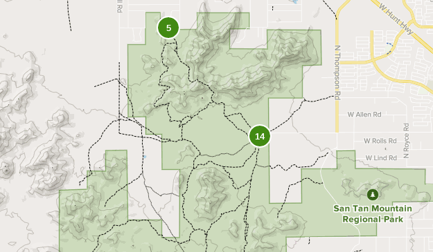 Best Views Trails in San Tan Mountain Regional Park | AllTrails