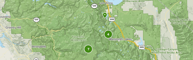 Best 10 Moderate Trails in Ansel Adams Wilderness | AllTrails